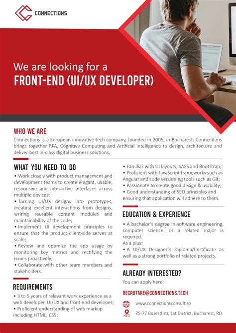Front End Uiux Developer Connections