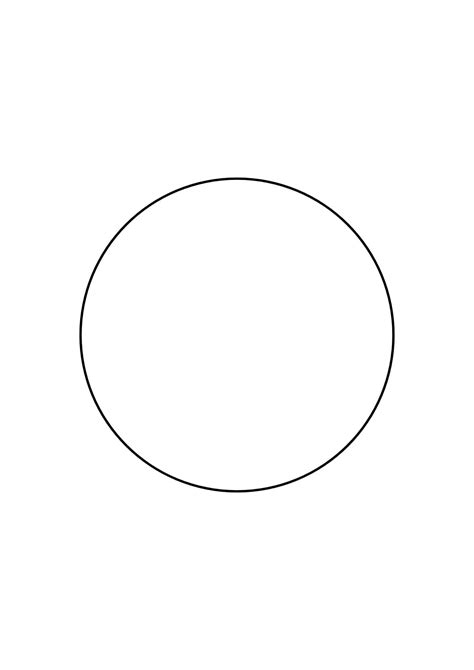 Free Circle Template Printable 12 Different Sizes The Pink Craft Box
