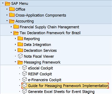 tdf messaging framework guia para preenchimento sap community
