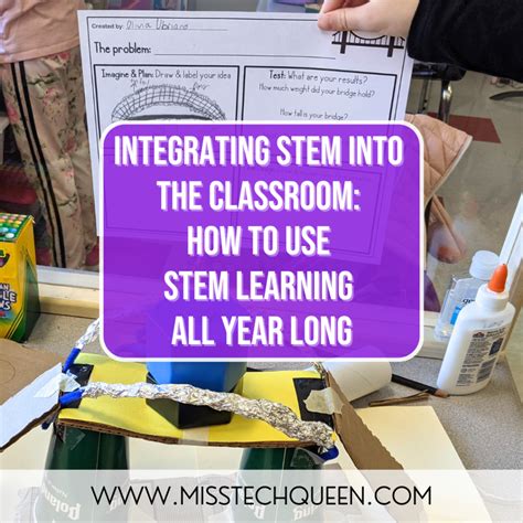 Integrating Stem Into The Classroom How To Use Stem Learning All Year Long Miss Tech Queen