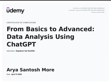 Dataanalysis Certification Chatgpt Aiforlearning Python Sql