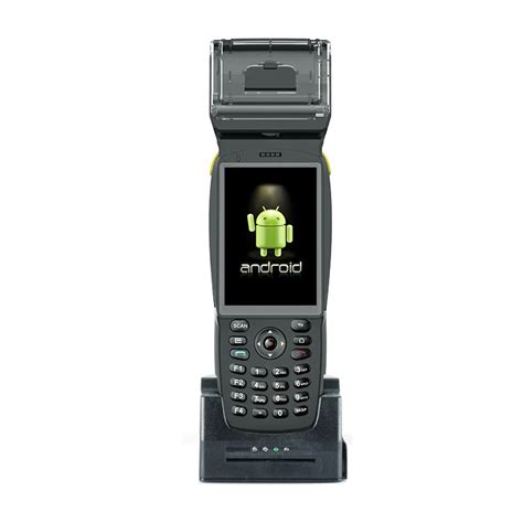 Portable Pda Handheld Terminal With 58mm Printer 1d 2d Laser Barcode