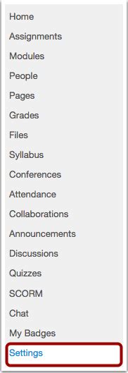 Lets Talk About Your Course Navigation Menu Digital Matters