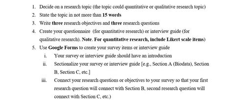 4 Create Your Questionnaire For Quantitative