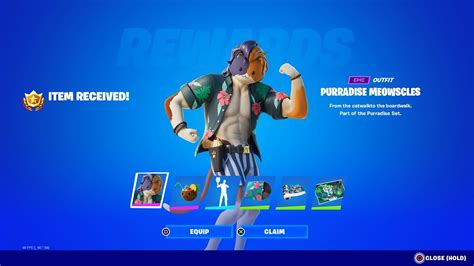 How To Unlock Purradise Meowscles In Fortnite Season 3 Easy Youtube