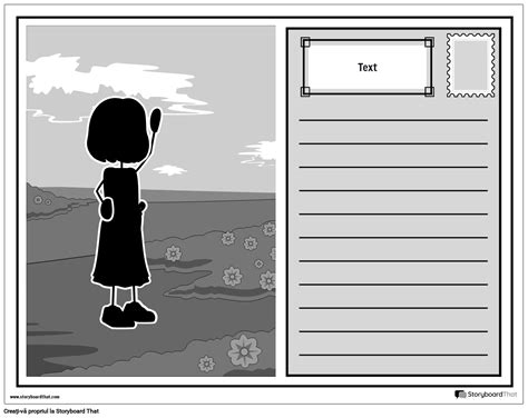 Carte Poștală Cu Scrisoare 8 Storyboard Por Ro Examples