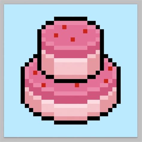 How To Make A Pixel Art Cake Mega Voxels