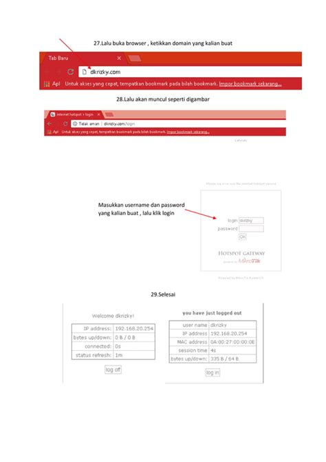 Langkah Langkah Membuat Hotspot Mikrotik Di Virtualbox Pdf