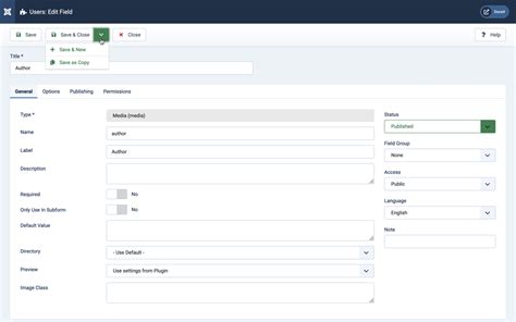 Help4 X Fields Edit Joomla Documentation