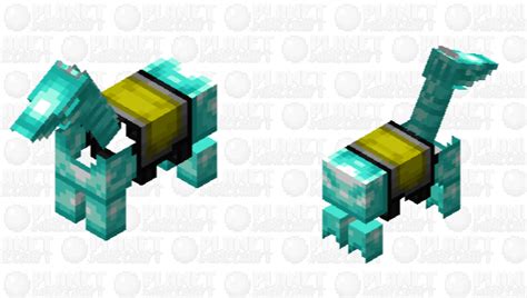 Standard Diamond Horse Armor Texture In 2x Resolution Base Minecraft
