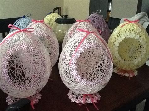 Yarn Easter Egg Basket Tutorial