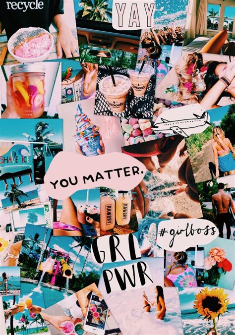 Cute Collage Aesthetic Wallpapers Wallpaper Cave