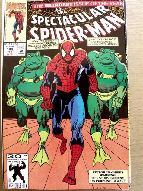 Spider Man The Spectacular N°185 1991 Ed Marvel Comics Sa14 Eur 622