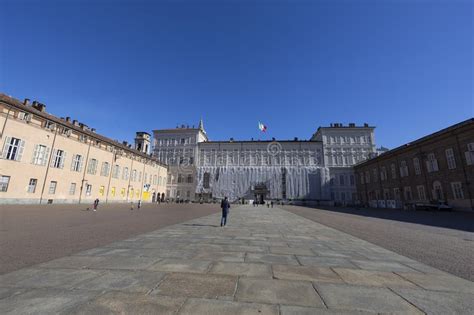 View Of Royal Palace Of Torino Turin Italy Editorial Photo Image