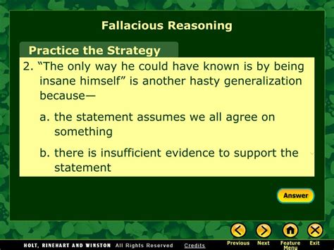 Ppt What Is Fallacious Reasoning Why Identify Fallacious Reasoning