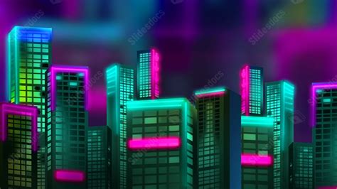 Cyberpunk City Powerpoint Background For Free Download Slidesdocs