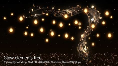 Glow Elements Tree Motion Graphics VideoHive