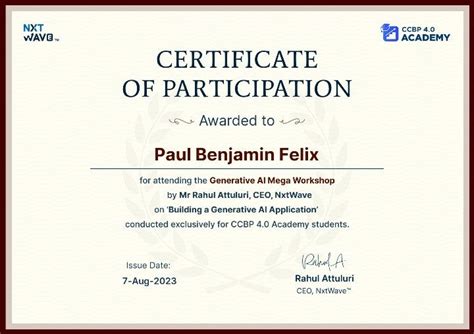 Paul Benjamin Felix S On Linkedin Genaimegaworkshop Aiapplications