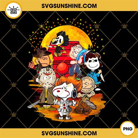 Peanuts Halloween Png Peanuts Horror Characters Png Snoopy And