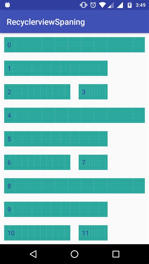 GitHub SamsetDev RecyclerviewSapnning Recyclerview Spanning