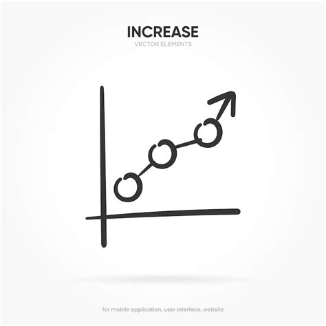 Financial Analysis Stats Icon Growing Graph Business Chart Growths