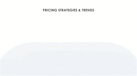 pricing strategies and trends slide product development presentation