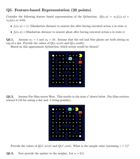 Solved Q5 Feature Based Representation 20 Points Consider Chegg