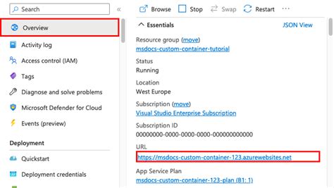 자습서 Azure App Service에서 사용자 지정 이미지 빌드 및 실행 Azure App Service Microsoft Learn