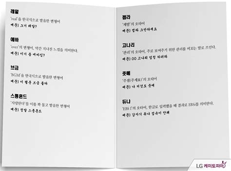 외계어인가 한국어인가 2015 신조어 사전 lg케미토피아