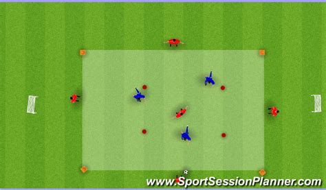 Footballsoccer Passing Box Game Tactical Possession Moderate