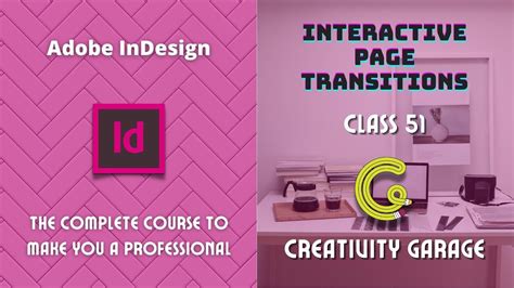 Adobe Indesign Course Class 51 Interactive Page Transitions Youtube