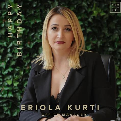 Happy Birthday Eriola Kurti🎊 We Wish Century 21 Botaniku