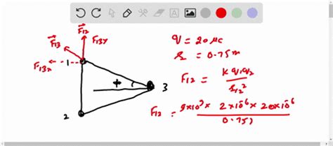 SOLVED In Fig a particles and have charge μC each and are held at separation