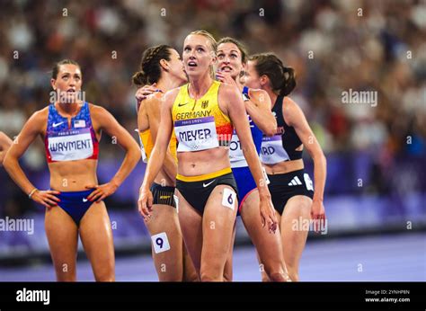 Lea Meyer Participating In The 3000 Metres Steeplechase At The Paris