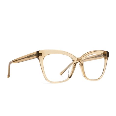 Winston Cat Eye Prescription Glasses Vintage Crystal Diff Eyewear
