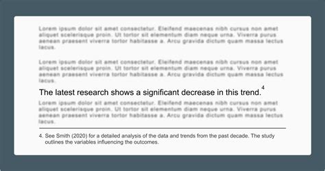 How To Do And Write Footnotes What To Put In Them