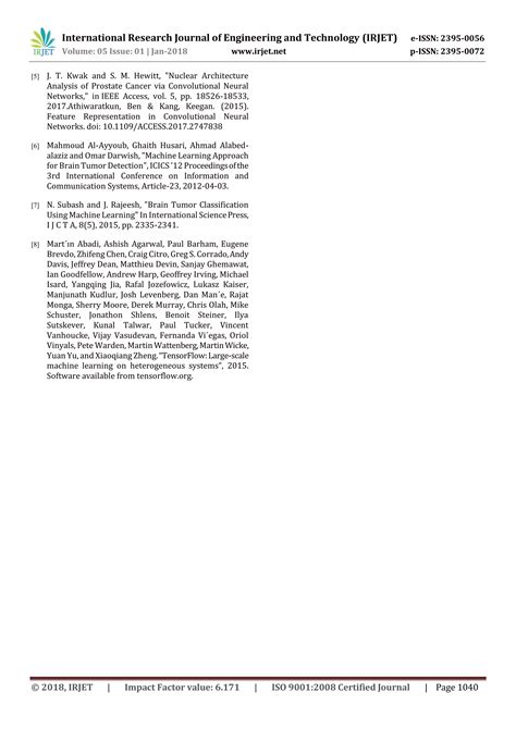 Techniques Of Brain Cancer Detection From Mri Using Machine Learning Pdf