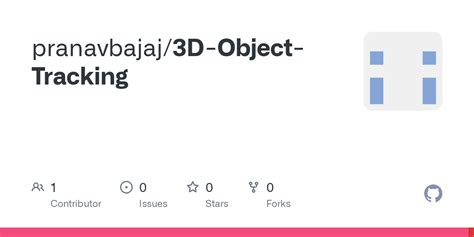 Github Pranavbajaj 3d Object Tracking