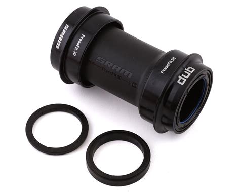 SRAM DUB PressFit Bottom Bracket (Black) (PF30) (68mm Road Wide ...