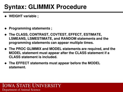Ppt Proc Glimmix Generalized Mixed Linear Models Powerpoint Presentation Id6654036