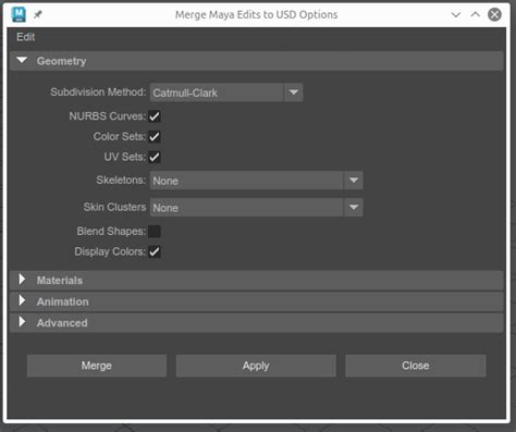 linux ubuntu scroll bar is missing in merge maya edtis to usd options dialog · issue 2586