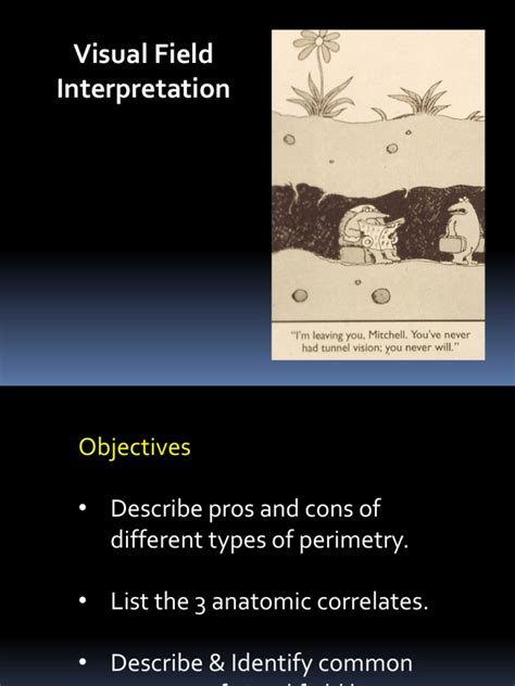 Visual Field Interpretation Pdf Ophthalmology Diseases Of The Eye And Adnexa