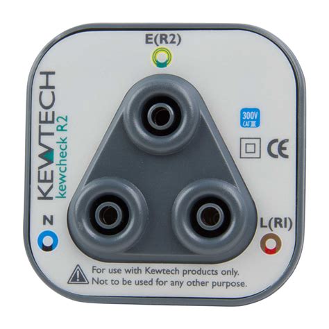 Kewtech Kewcheckr2 R1 R2 Socket Adaptor Kewcheck R2 Cef