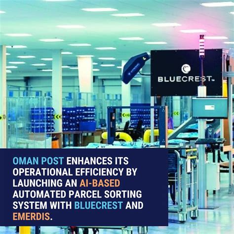 Bluecrest On Linkedin 📦🤖 Ai Based Automated Parcel Sorting System 📦🤖 Oman Post بريد