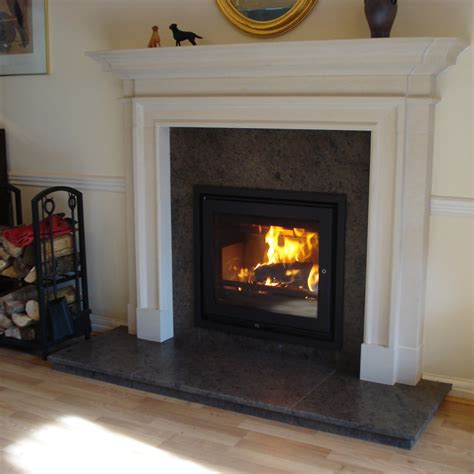 Stone Fireplace And Cassette Stove Ivett And Reed Ivett And Reed