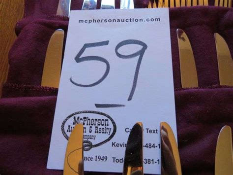 Nobility Plate Flatware Mcpherson Auction And Realty