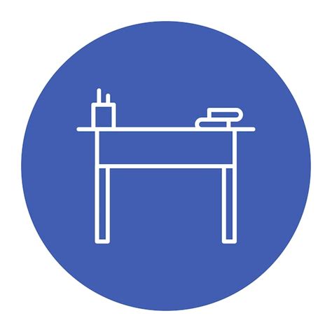 Premium Vector School Desk Vector Illustration