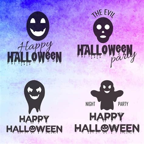할로윈 표지 디자인 할로윈 배경 휘장 Png 일러스트 및 벡터 에 대한 무료 다운로드 Pngtree Halloween Logo Halloween Design