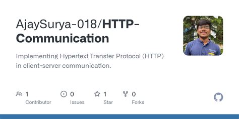 GitHub AjaySurya Communication Implementing Hypertext Transfer Protocol In
