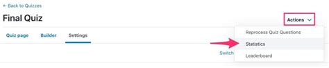 How To Get Quiz Statistics In Learndash Wisdmlabs